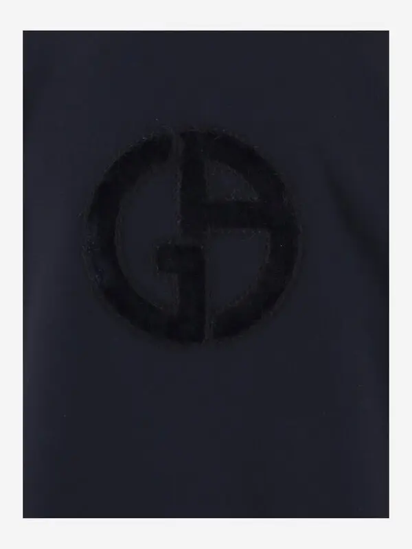 Giorgio Armani Cotton Blend Sweatshirt With Logo