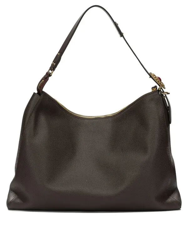 Etro Large Leather Shoulder Bag
