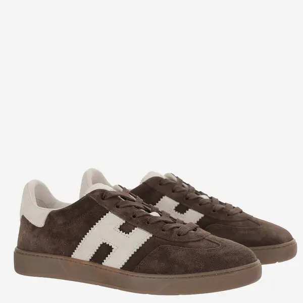 Hogan Cool Suede Sneakers - Brown