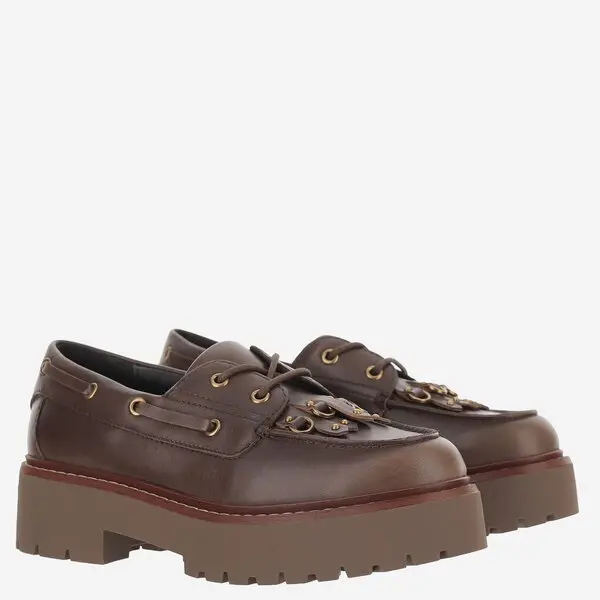 Pinko Margharet 01 Leather Loafers