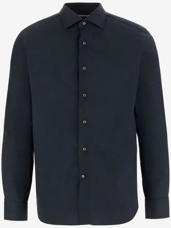 ALESSANDRO GHERARDI Stretch Cotton Blend Shirt
