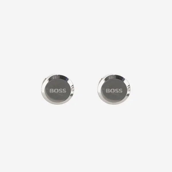 Hugo Boss Brass Cufflinks With Logo