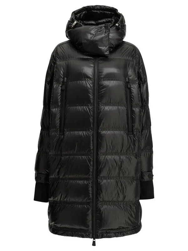 Moncler Rochelairs' Long Down Jacket - Black