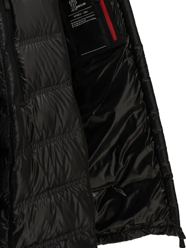 Moncler Rochelairs' Long Down Jacket - Black