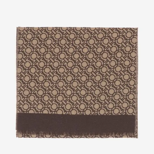 FERRAGAMO Wool Scarf With Hooks