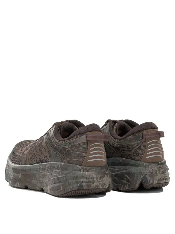 HOKA® Bondi 7 Beams' Low Top Sneakers - Brown