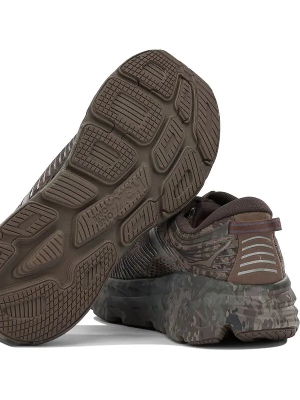 HOKA® Bondi 7 Beams' Low Top Sneakers - Brown