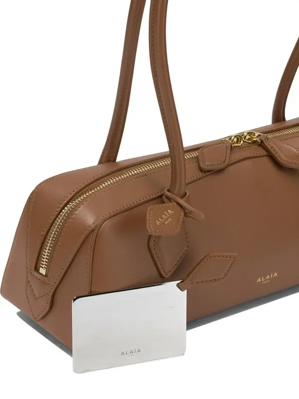 Alaïa Le Teckel' Medium Shoulder Bag - Brown