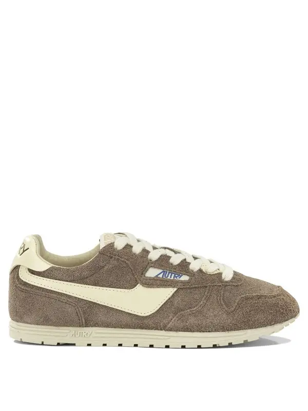 AUTRY Windspin' Low Top Sneakers - Brown