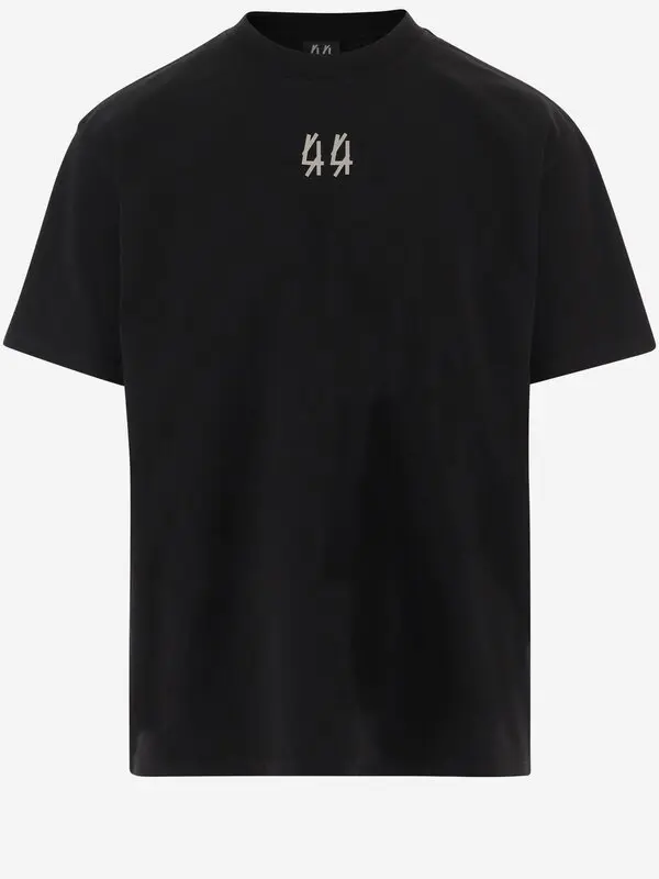 44 LABEL GROUP Cotton T Shirt With Logo Print