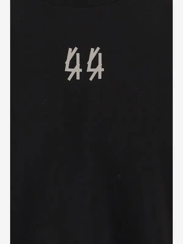 44 LABEL GROUP Cotton T Shirt With Logo Print