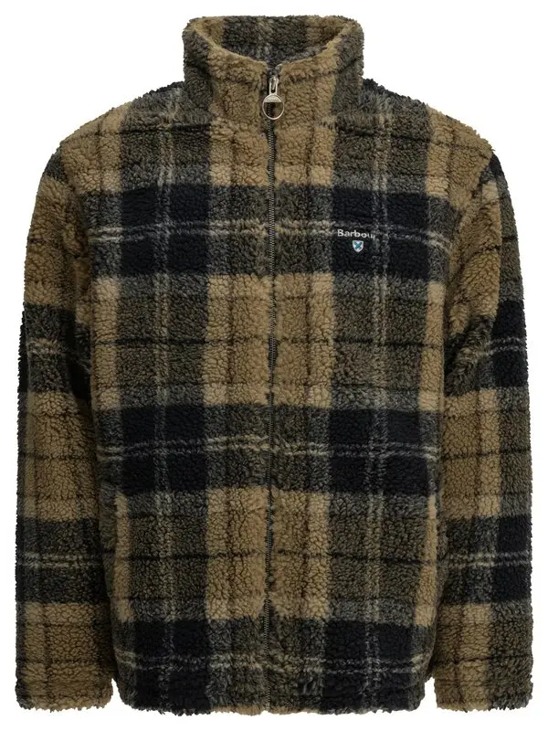 Barbour Tartan Fleece' Fleece Jacket - Black