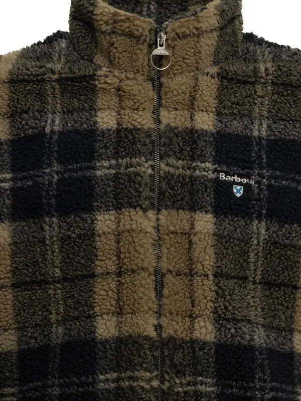 Barbour Tartan Fleece' Fleece Jacket - Black