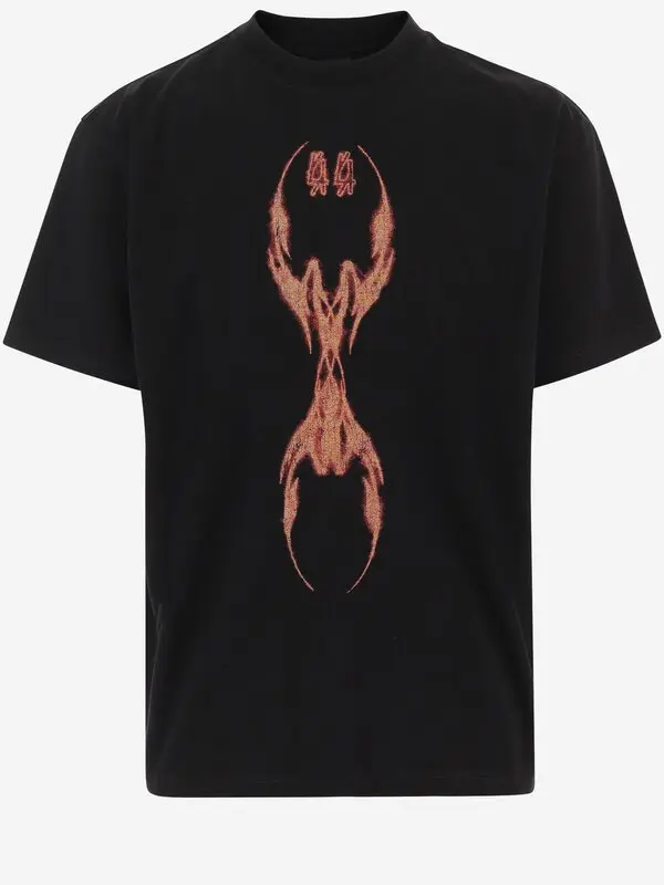 44 LABEL GROUP Cotton T Shirt With Logo Print