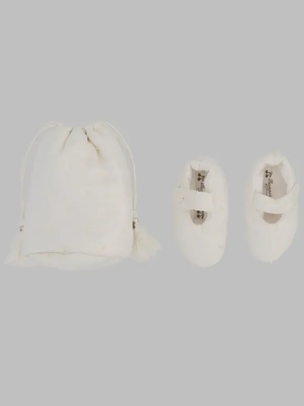 Bonpoint Babbucks - White