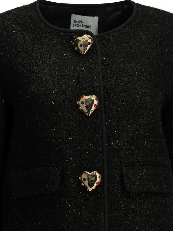 SELF-PORTRAIT Bouclé Blazer