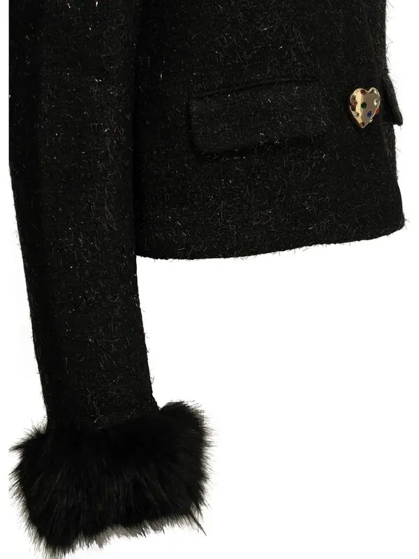 SELF-PORTRAIT Bouclé Blazer