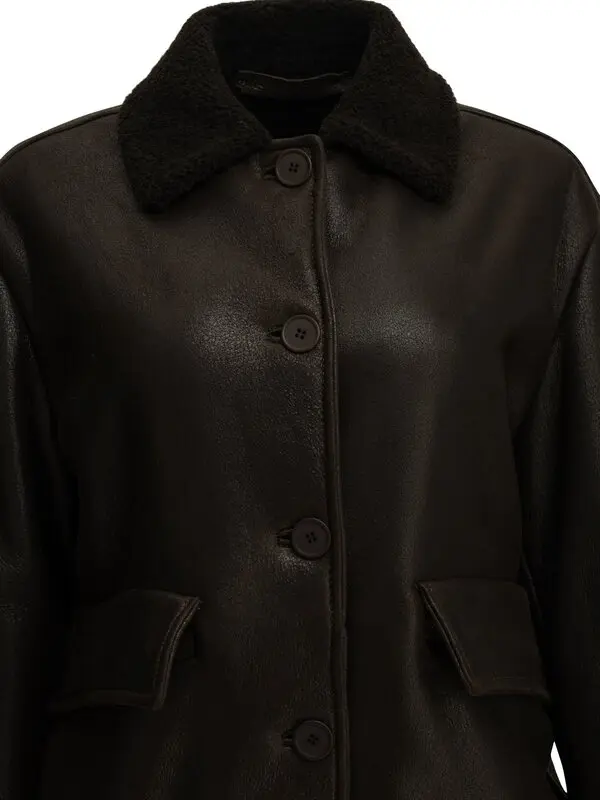 SALVATORE SANTORO Shearling Jacket - Brown