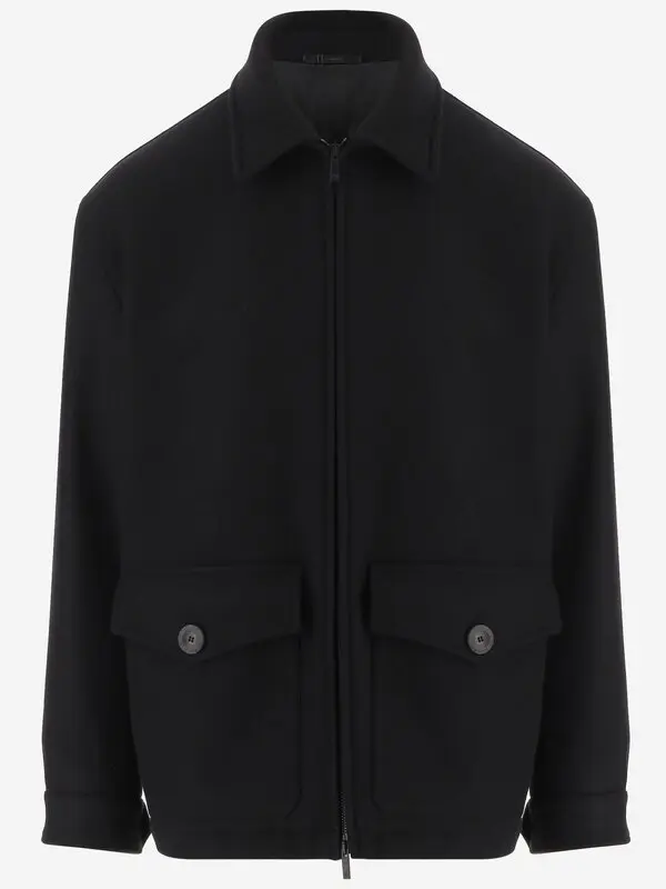 Giorgio Armani Wool And Cashmere Coat