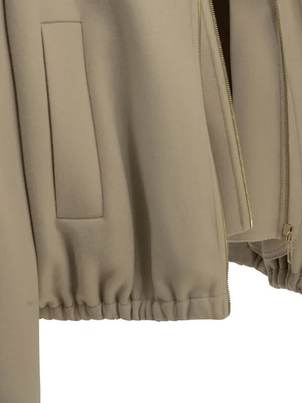 Max Mara Virgin Wool Bomber Jacket