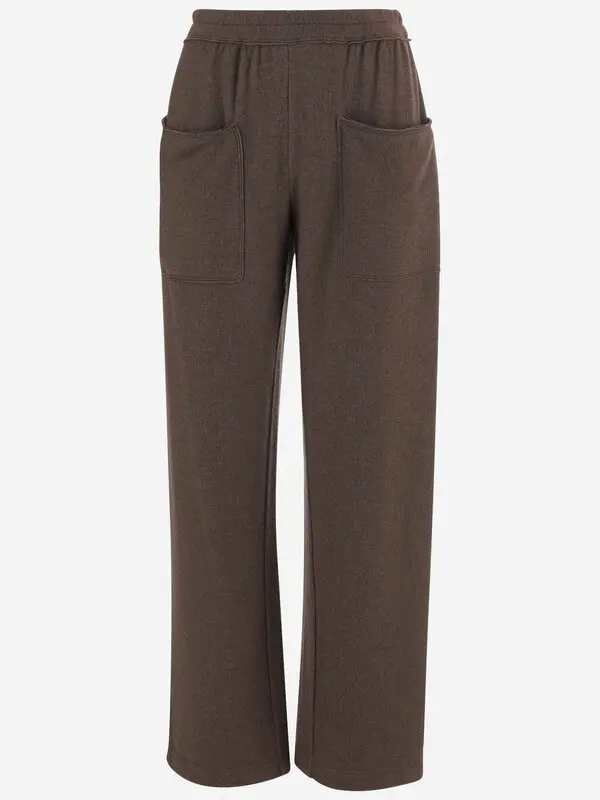 Giorgio Armani Stretch Silk And Cashmere Pants
