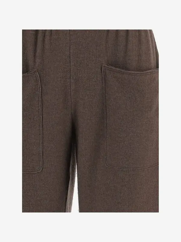 Giorgio Armani Stretch Silk And Cashmere Pants