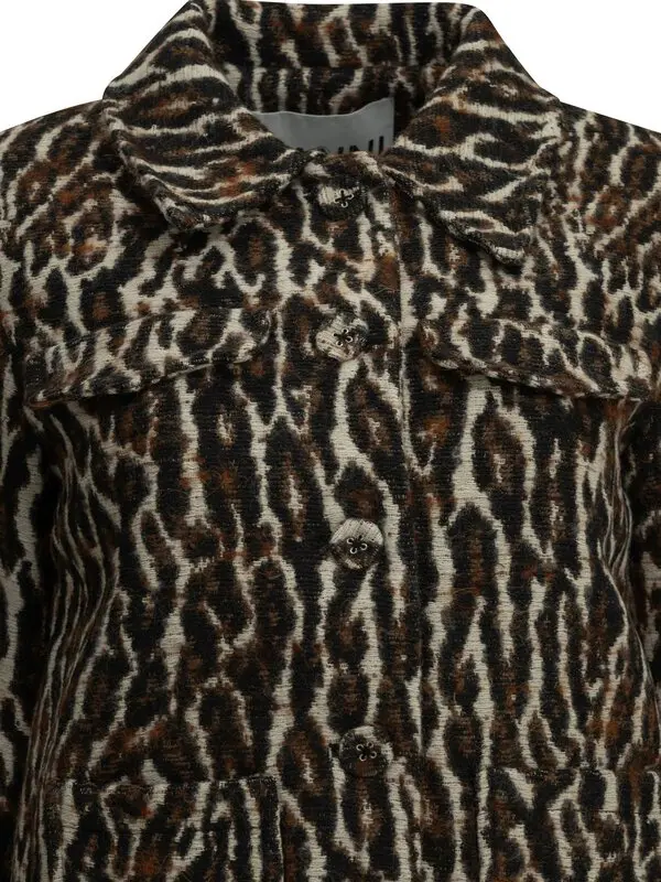 GANNI Leopard' Blazer
