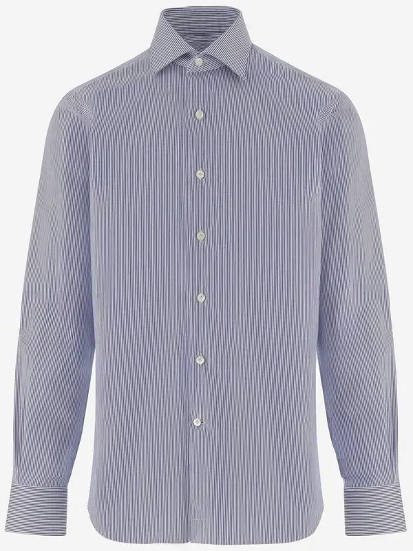 ALESSANDRO GHERARDI Striped Cotton Shirt