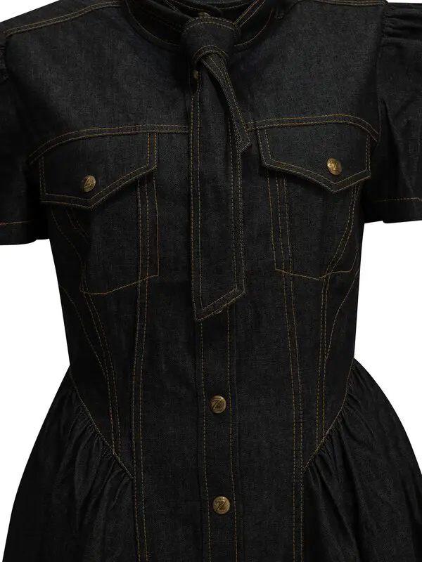 Zimmermann Short Denim Dress