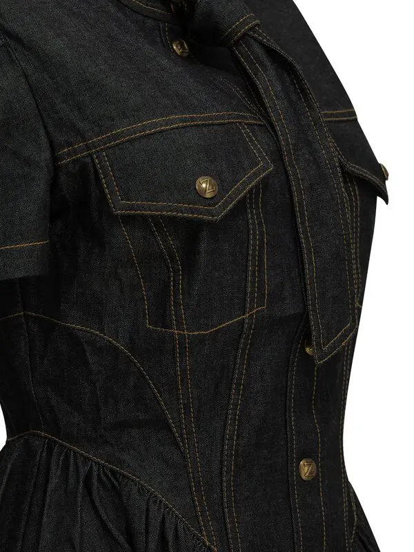 Zimmermann Short Denim Dress