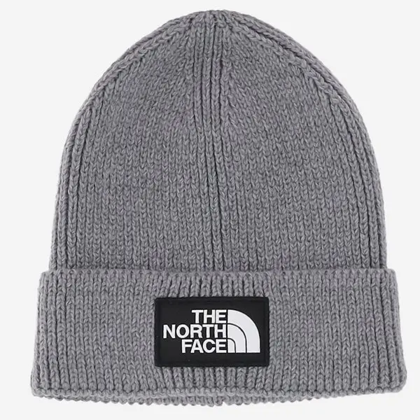 The North Face Logo Beanie - Grey
