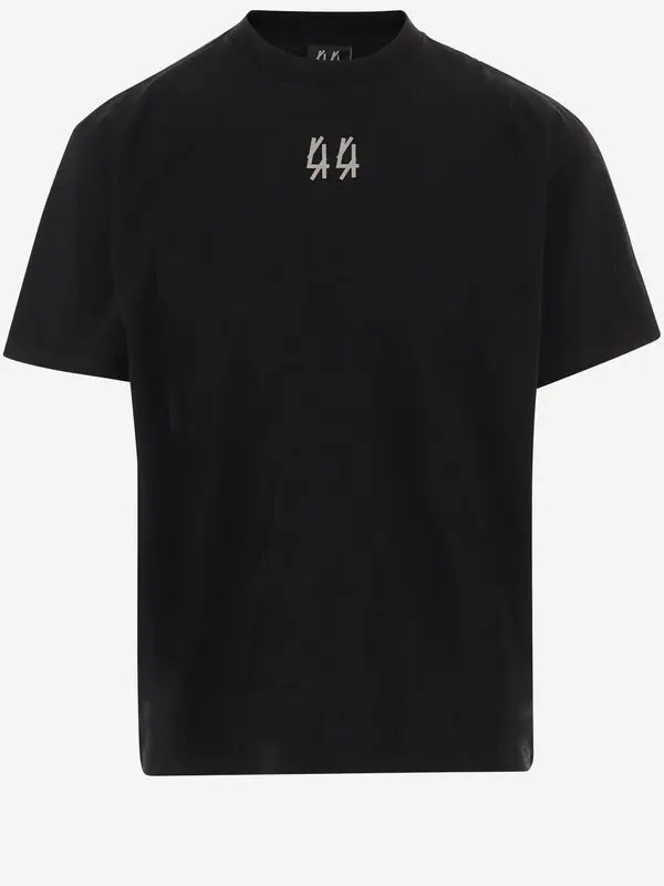 44 LABEL GROUP Cotton T Shirt With Logo Print