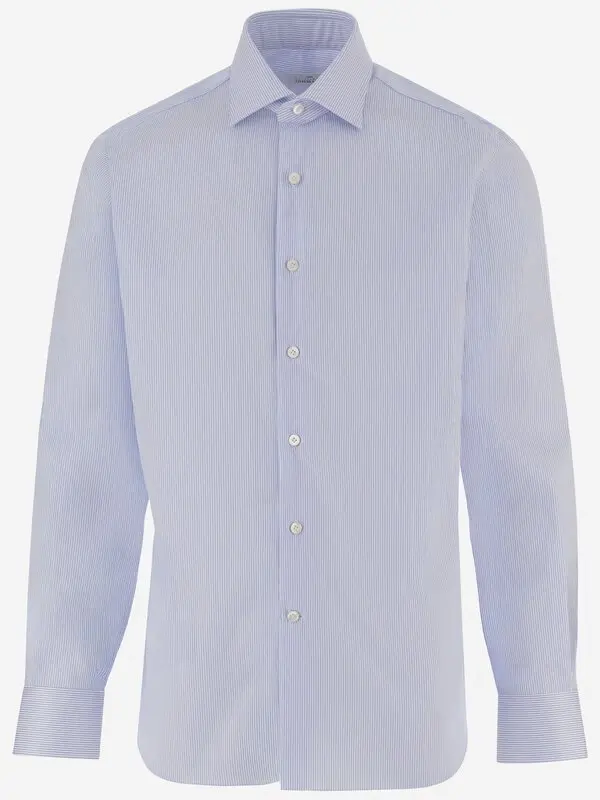 ALESSANDRO GHERARDI Striped Cotton Shirt
