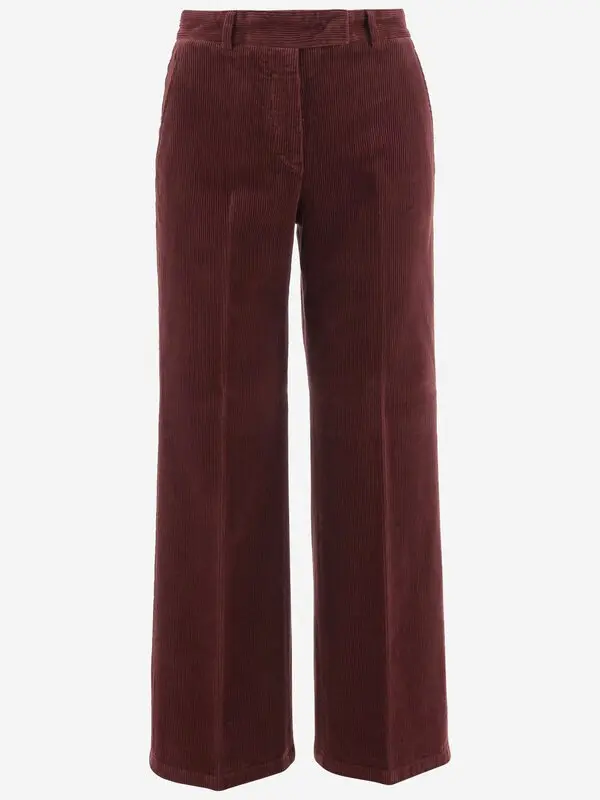 QL2 DONNA Wide Leg Corduroy Pants