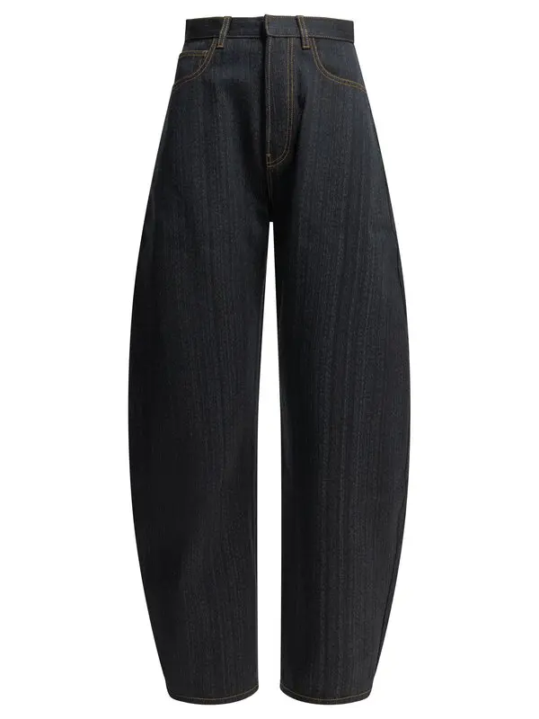 Alaïa Round' Wide Leg Jeans