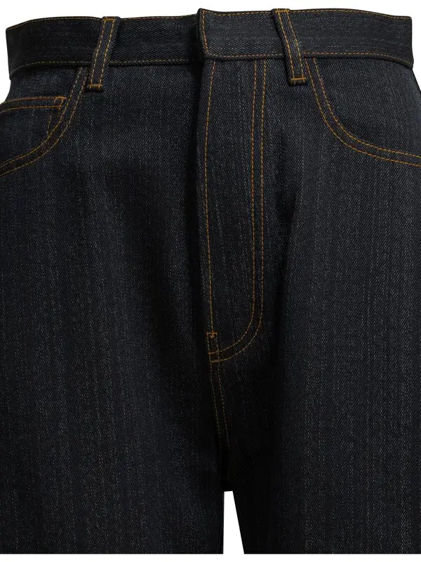 Alaïa Round' Wide Leg Jeans