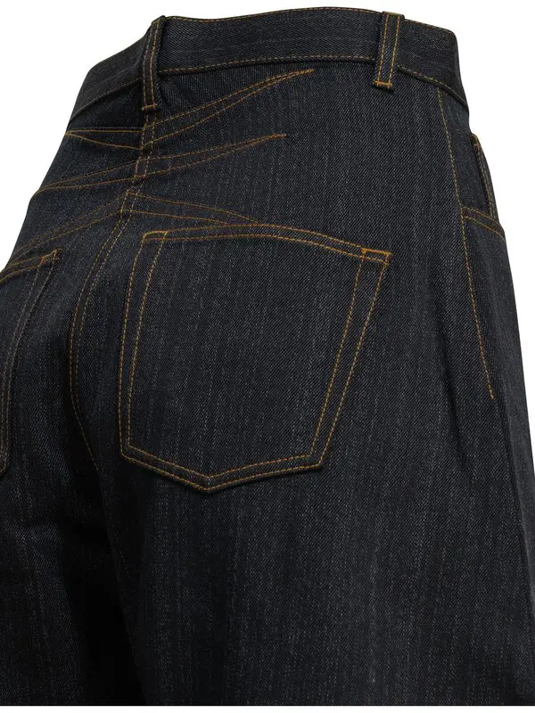 Alaïa Round' Wide Leg Jeans