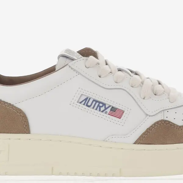 AUTRY Medalist Low Leather Sneakers - Brown