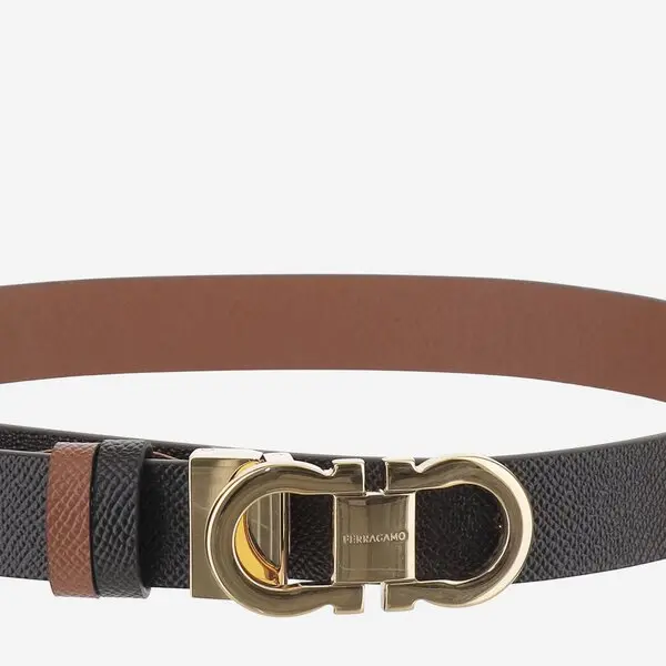 FERRAGAMO Reversible Hook Belt