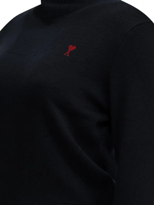 AMI Paris De Coeur' Turtleneck Sweater