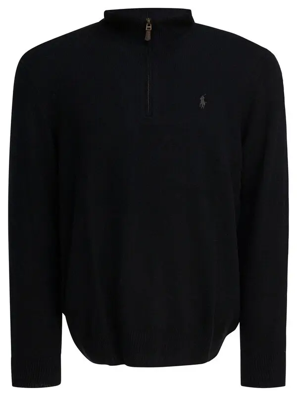 Polo Ralph Lauren Wool Sweater With A Half Zip