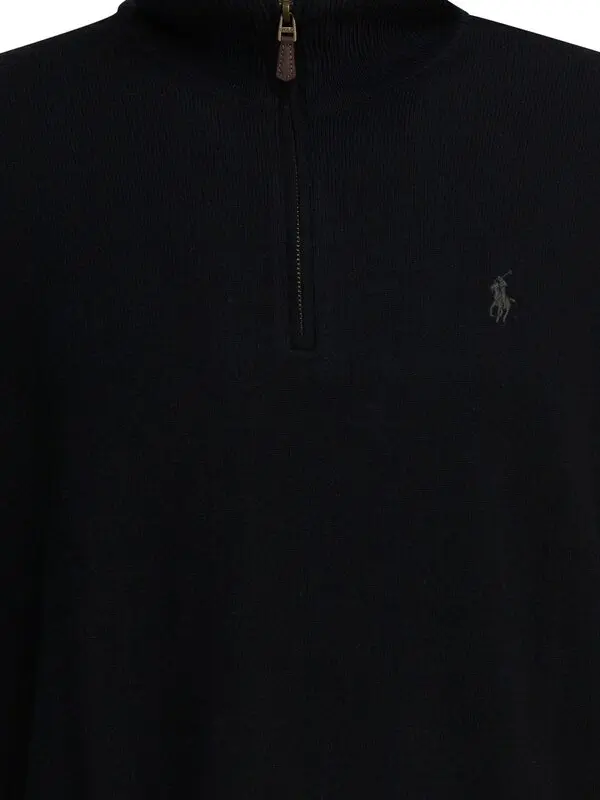 Polo Ralph Lauren Wool Sweater With A Half Zip
