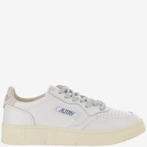 AUTRY Medalist Low Leather Sneakers - White
