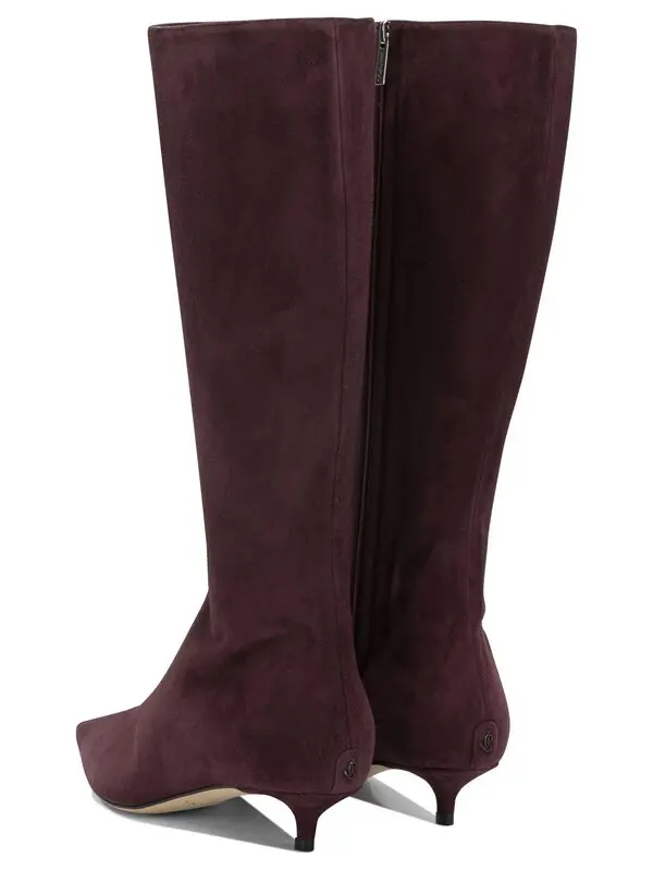 JIMMY CHOO Amis 35 Mm' Knee High Boots - Bordeaux