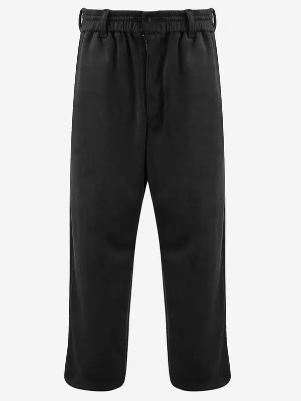 Y3 Stretch Velvet Pants With Logo