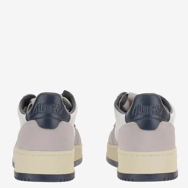 AUTRY Medalist Low Leather Sneakers - Navy