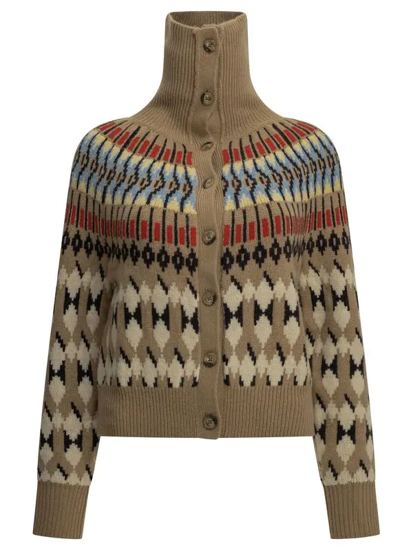 Polo Ralph Lauren Wool And Cashmere Cardigan - Multicolor