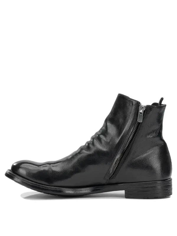 Officine Creative Hive 036' Ankle Boots With Zipper
