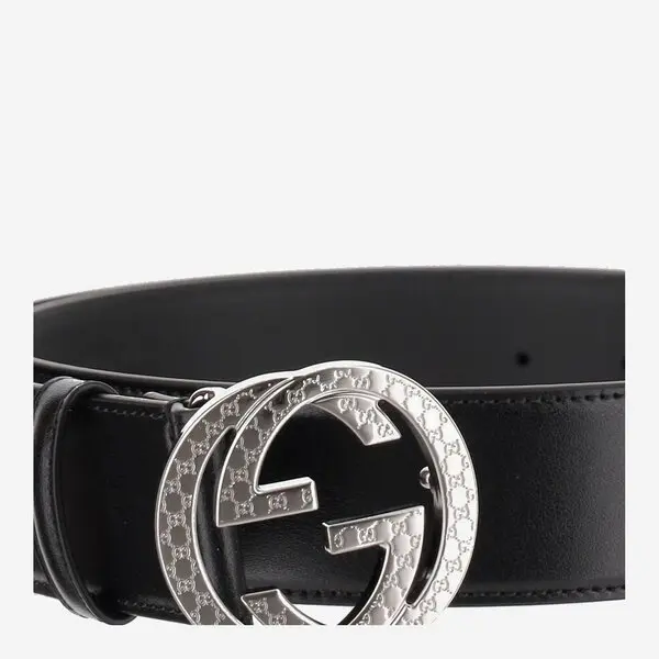 Gucci Gg Leather Belt