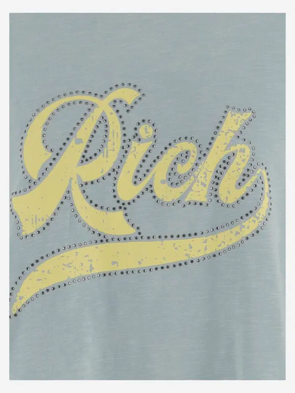 ONE TEE Cotton T Shirt With Logo Print